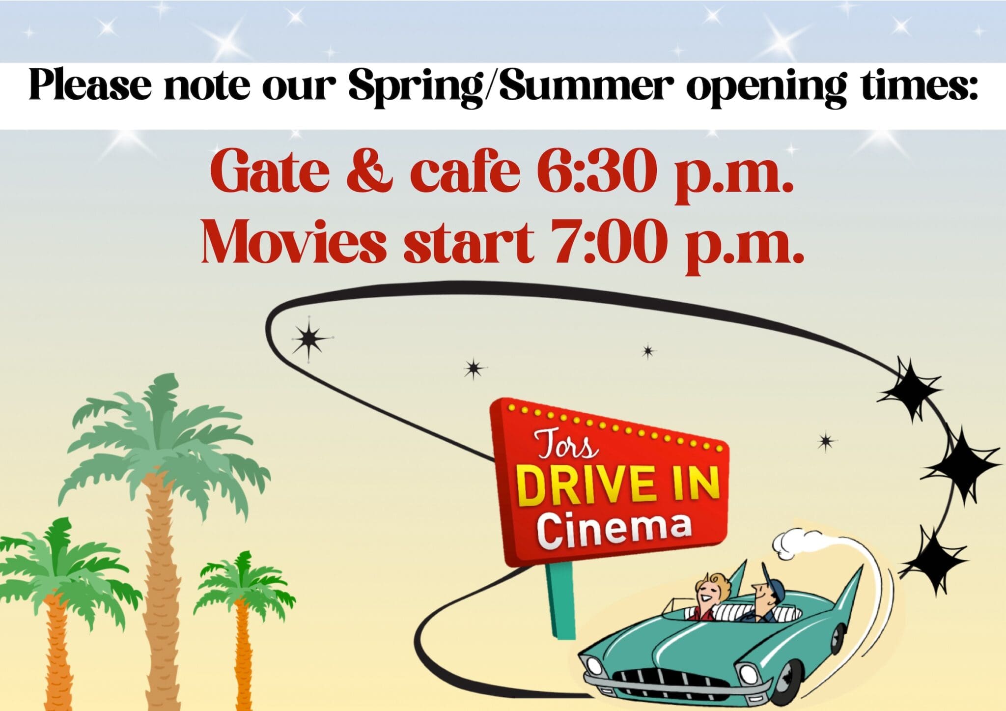 Tors Drive-In Cinema located in Charters Towers, Queensland